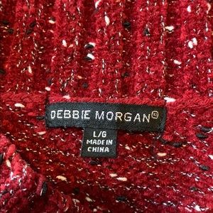 Debbie Morgan | Sweaters | Debbie Morgan Dark Red Speckled Sweater ...